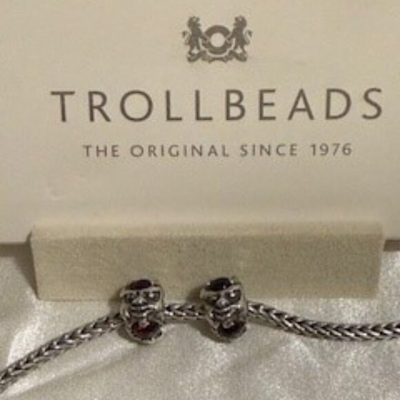 Trollbeads | Jewelry | Trollbeads Sterling Silver And Glass Troll With ...
